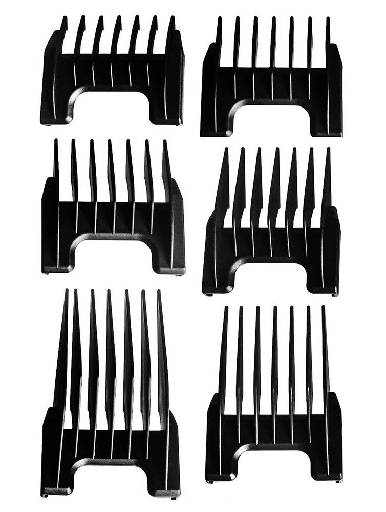 Wahl - Attachment Comb Set - No. 1-4, 6 & 8 - Bellissima, ChromStyle ...