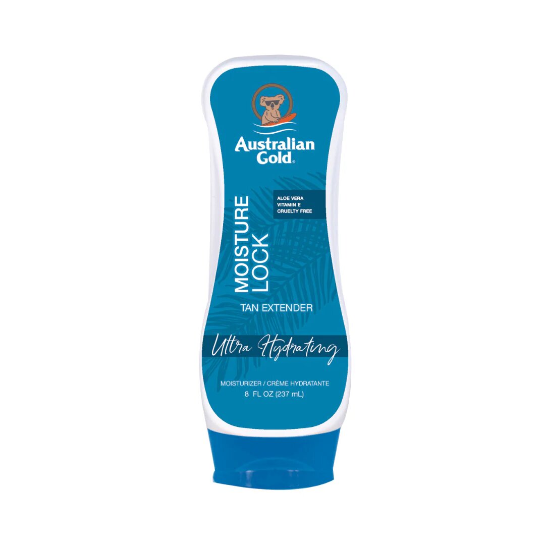 AUSTRALIAN GOLD - SUN CREAM - Moisture Lock Tan Extender - 240ml ...