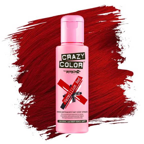 Crazy Color - Vibrant Shades - Vermillion Red (40) | Crazy Color Semi ...