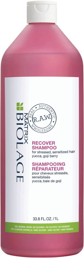 Biolage RAW Recover Shampoo 1000ml | Barkers Hairdressing & Beauty ...