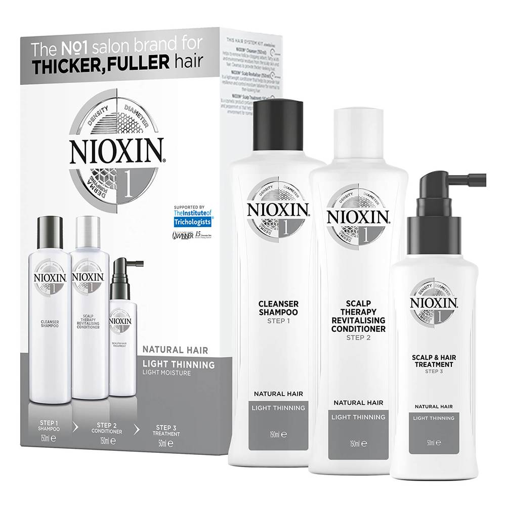 Nioxin - System 1 - Trial Kit | Nioxin Systems | Barkers Hairdressing ...