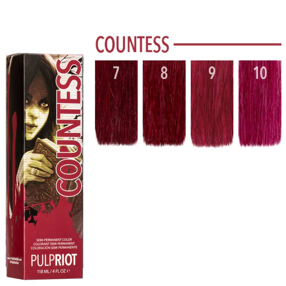 PULP RIOT SEMI PERMANENT (Raven) Countess | SEMI PERMANENT | Barkers ...