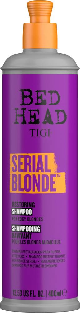 BED HEAD SERIAL BLONDE Shampoo 400ml | Tigi Bed Head | Barkers ...